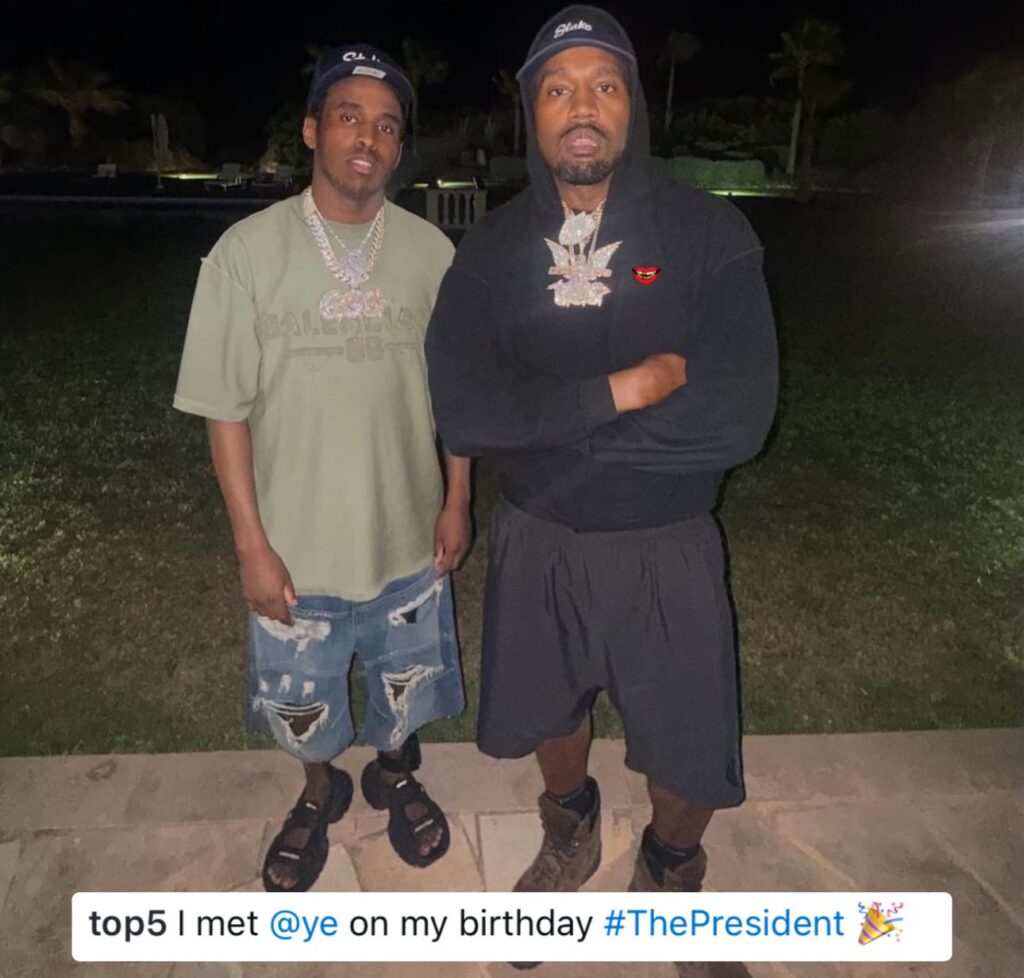 Toronto Rapper Top5 Teams Up With Kanye West For Birthday